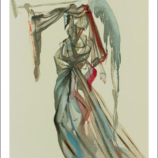 1960 Dali Woodcut Purgatory 32 - Earthly Paradise | Artebonito 1960 Dali Woodcut Purgatory 32 - Earthly Paradise | Artebonito